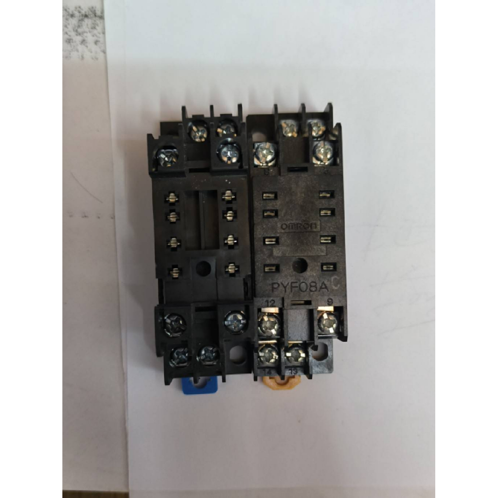 OMRON歐姆龍 繼電器 底座 腳座PYF08A PYF14A 手指防護PYF08A-E PYF14A-E | 蝦皮購物