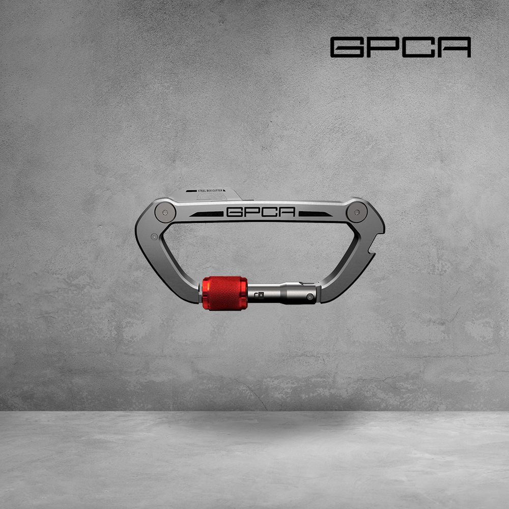 GPCA萬用登山露營扣(不鏽鋼)+紅色螺環 原廠 戰術 戶外 生存 隨身 EDC 扣環 | 蝦皮購物