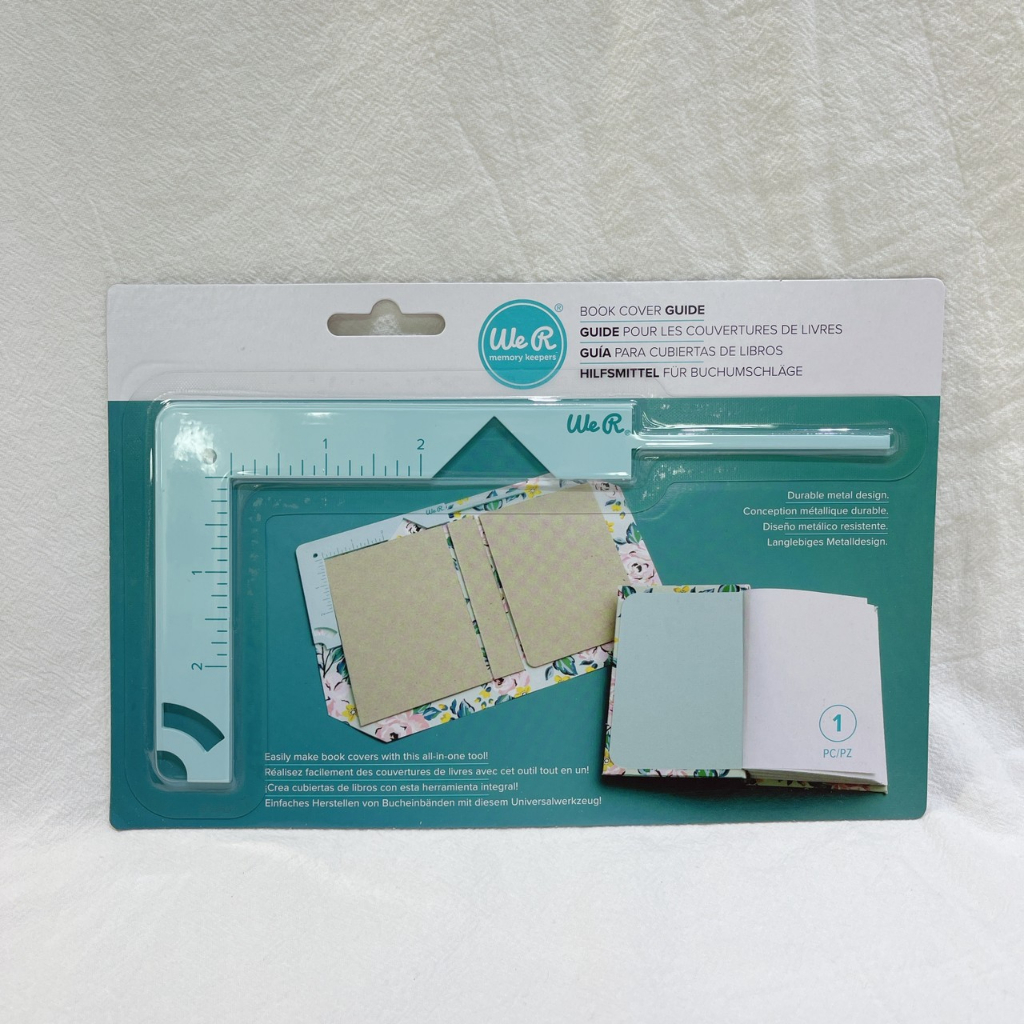『牧莎記事』手札封套製作輔助工具 小書製作輔助尺We R Memory Keepers-Book Cover Guide | 蝦皮購物