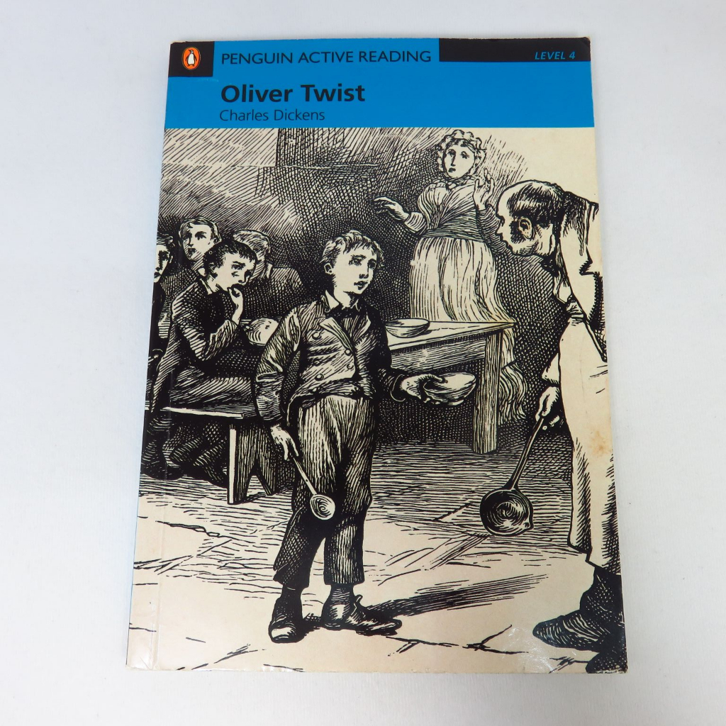 【綠鈕二手書店】＜Oliver Twist 孤雛淚 (原文書，附光碟，泛黃)＞PENGUIN出版－查爾斯狄更斯 | 蝦皮購物