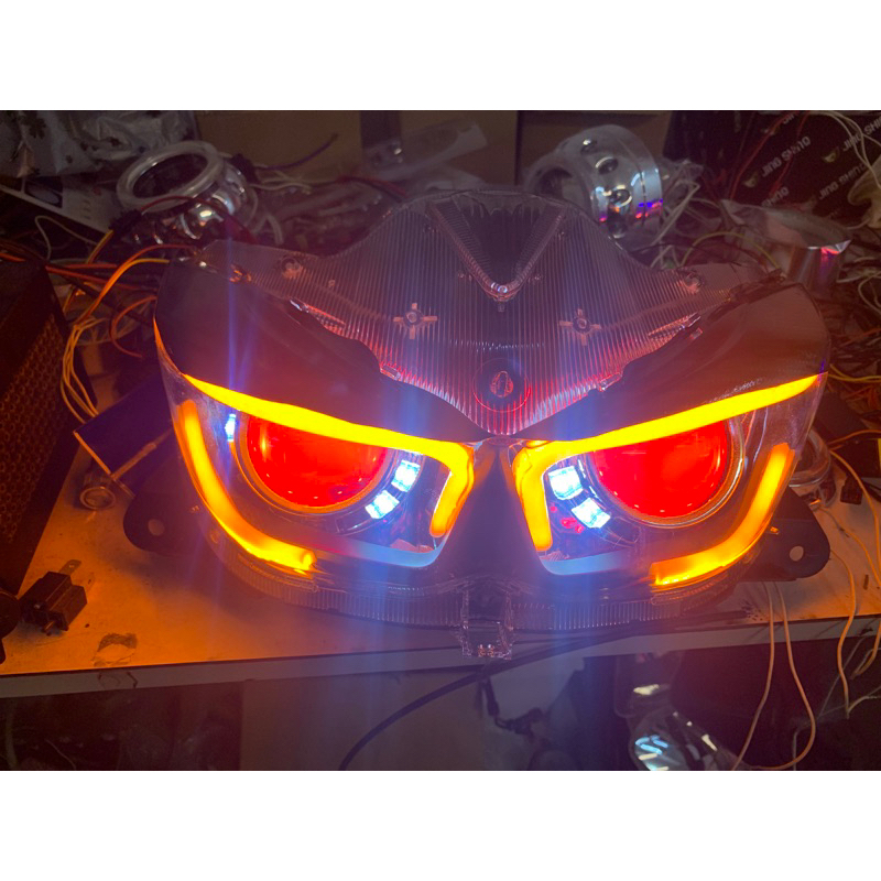 force gtr led 整套燈具11000雙色方向燈燈條 3000 可切換燈色驗車 | 蝦皮購物