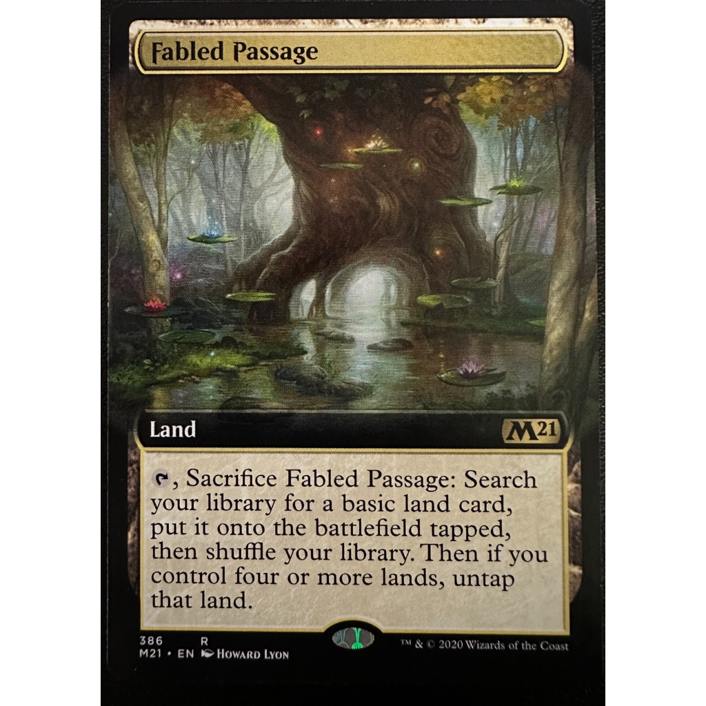 MTG Fabled Passage (Extended Art) - Core Set 2021 (M21) | 蝦皮購物