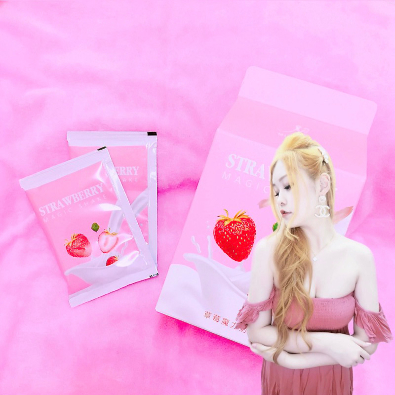 沐昕MUXIN草莓魔力奶昔｜膠原蛋白｜草莓口味｜草莓奶昔｜飽足感💗 | 蝦皮購物