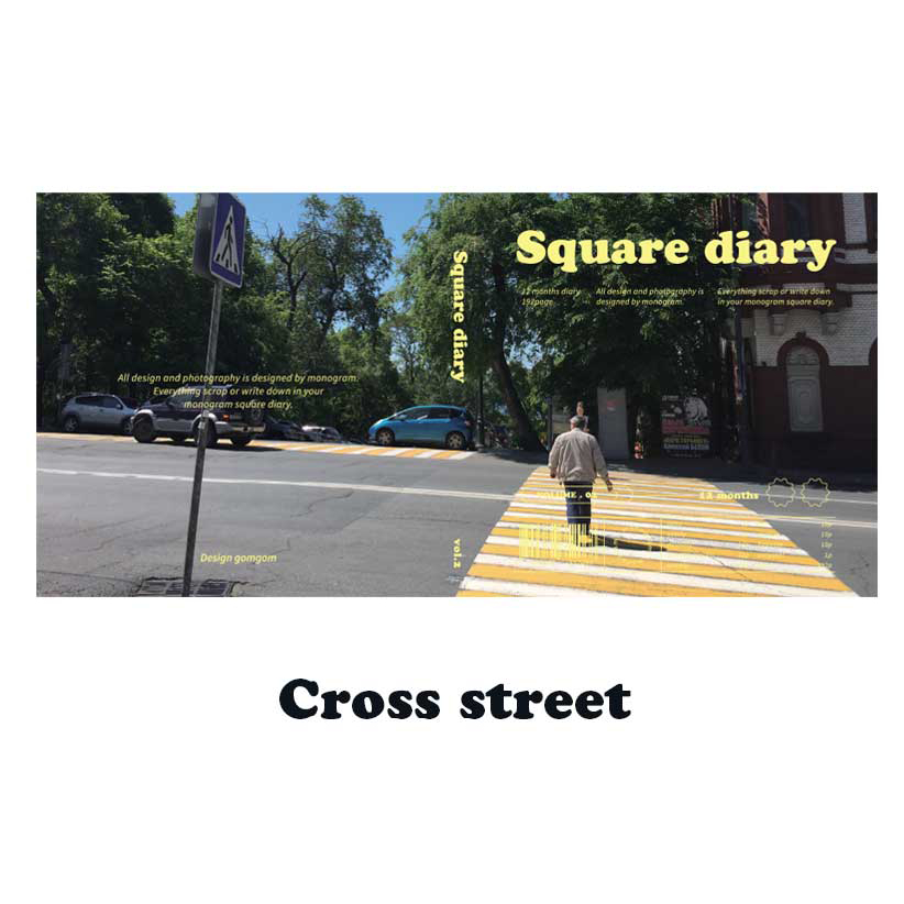 ｜ʟɪғᴇ ᴏɴ ʟɪᴠᴇ｜預購 ♡♡ 韓國文創 Square diary 寫實相片 方形手帳 萬年手帳 筆記本 日記本 | 蝦皮購物
