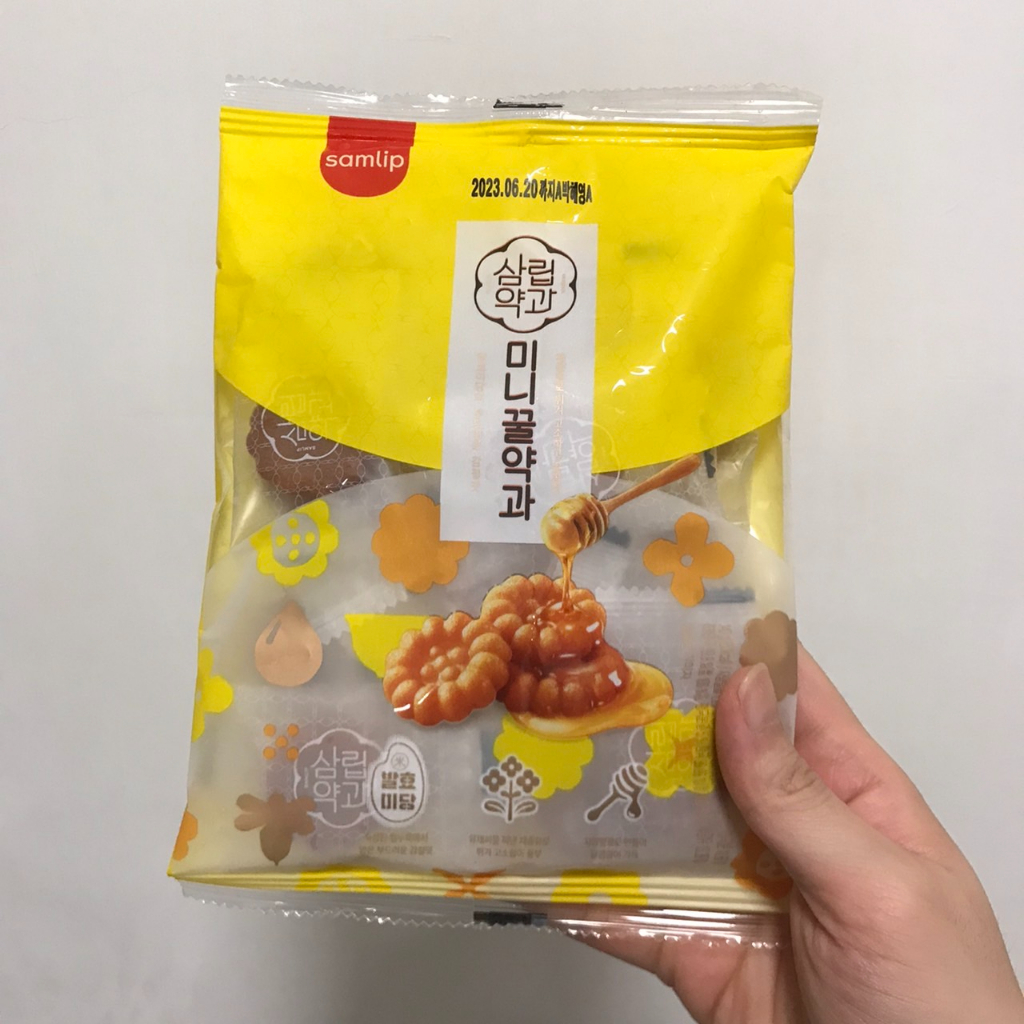 現貨)韓國 Samlip 蜂蜜藥果 迷你蜂蜜藥果 140g 獨立包裝 零食 點心 茶點 糕點 韓國代購 | 蝦皮購物