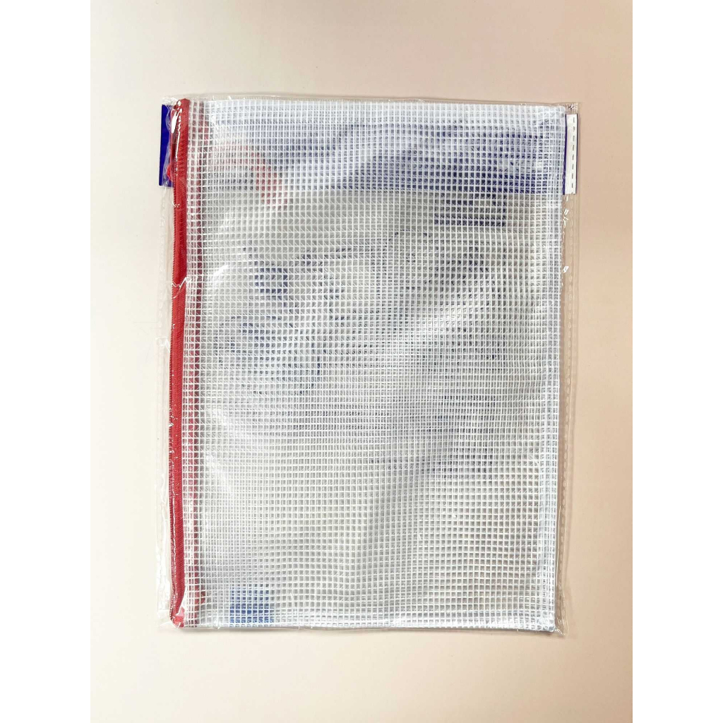 【文具王子】⚡現貨! COX三燕 A5橫式網格拉鍊袋(拉鏈袋).網狀拉鍊袋.防水拉鍊袋.拉鍊收納袋 NO.562H | 蝦皮購物