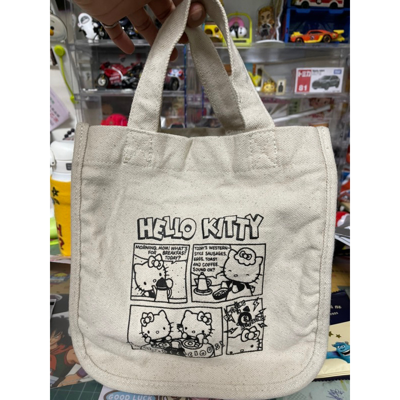 KiiwiO & Hello Kitty 凱蒂貓 帆布吐司包 手提袋 | 蝦皮購物
