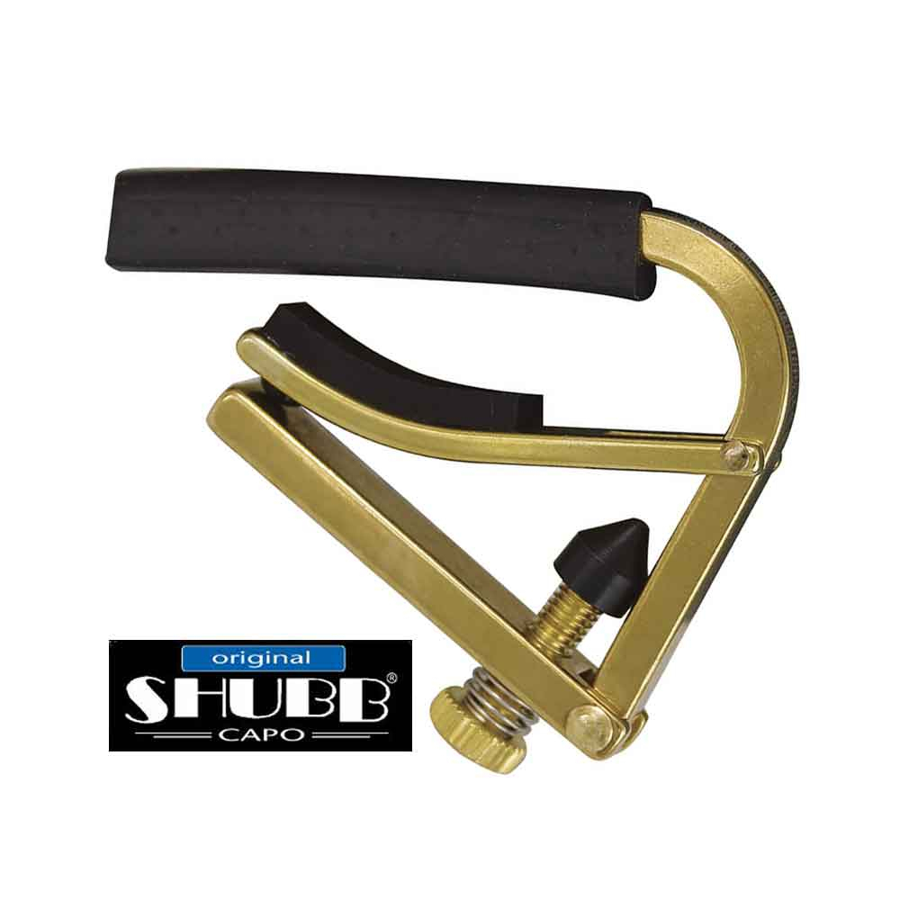 SHUBB 移調夾 CAPO C1KZ 亮黑金釦鋼弦滾輪式 民謠吉他 電吉他適用【他,在旅行】 | 蝦皮購物