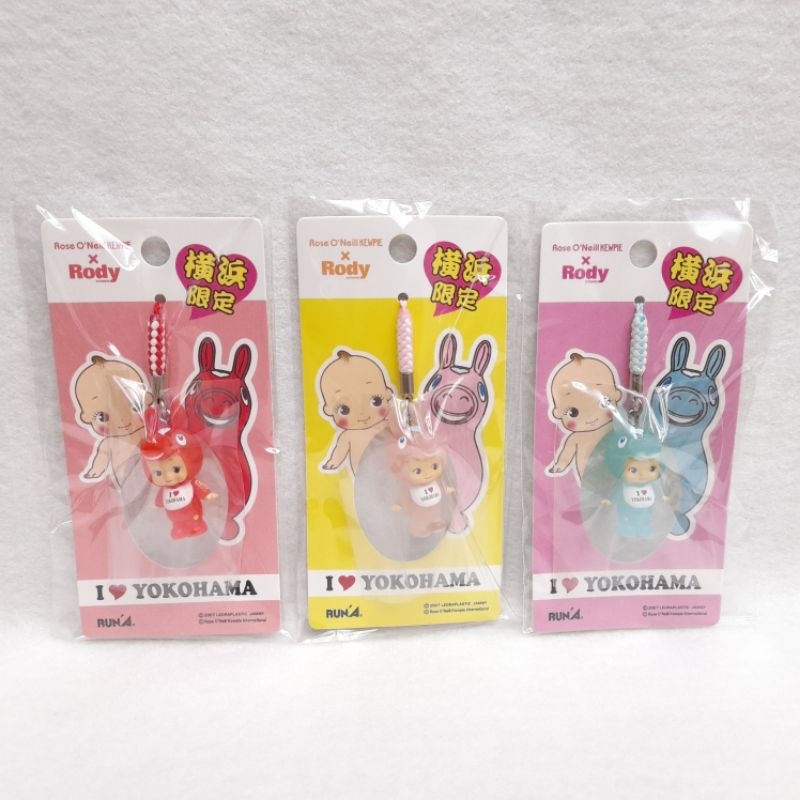 正版 日本 地區限定 Rose O'Neill KEWPIE x Rody 吊飾 橫濱 横浜 公仔 丘比 Q比 跳跳馬 | 蝦皮購物