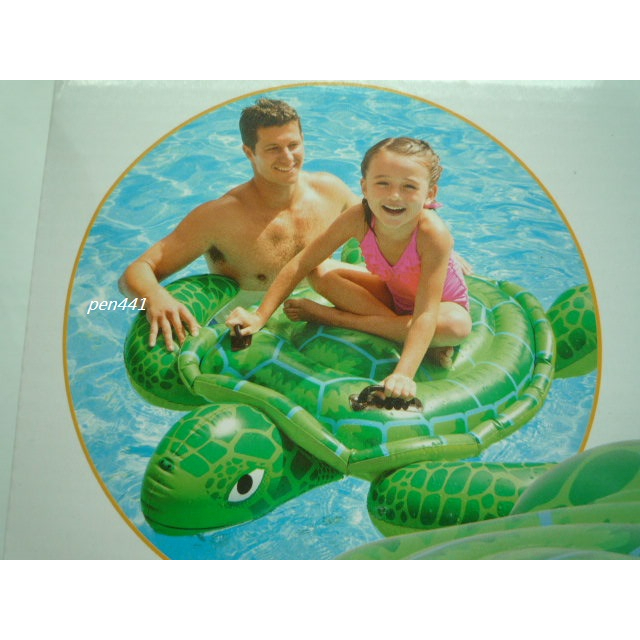 玩樂生活 美國INTEX 57524大海龜充氣坐騎 動物造型坐騎 有手把 夏天玩水/游泳/戲水(免費維修 瑕疵換新品) | 蝦皮購物