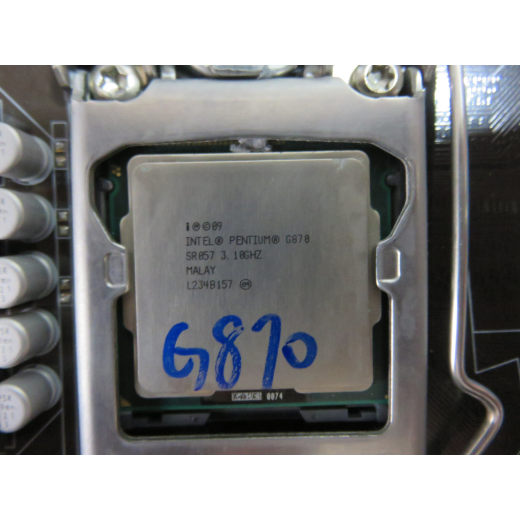 C.1155CPU-Intel Pentium G870 3M 快取記憶體，3.10 GHz 直購價50 | 蝦皮購物