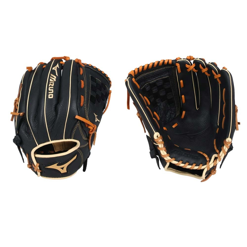 MIZUNO 少年用手套-右投-棒球 壘球 美津濃 312961-R 黑棕卡其【S.E運動】 | 蝦皮購物
