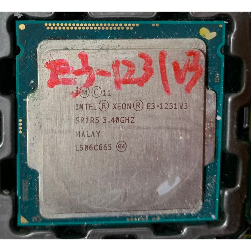 Intel Xeon E3-1230V3 1231V3 1246V3 1275V3 4C8T 模擬八核1150處理器 | 蝦皮購物