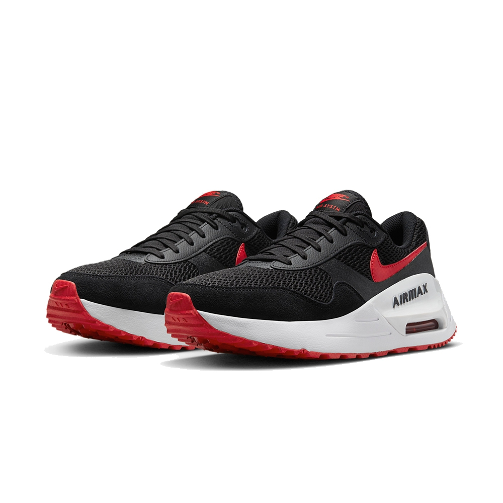#小胖仔代購 NIKE AIR MAX SYSTM 慢跑鞋 運動鞋 氣墊 男鞋 黑紅 DM9537-005 | 蝦皮購物