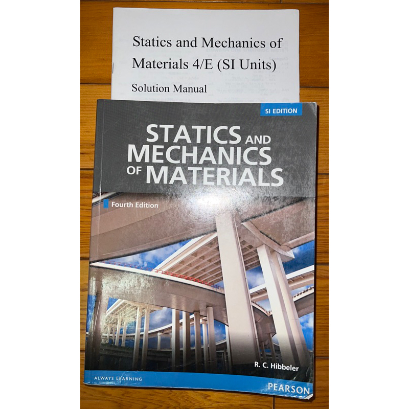 STATIC AND MECHANICS OF MATERIALS（含解答）靜材 | 蝦皮購物