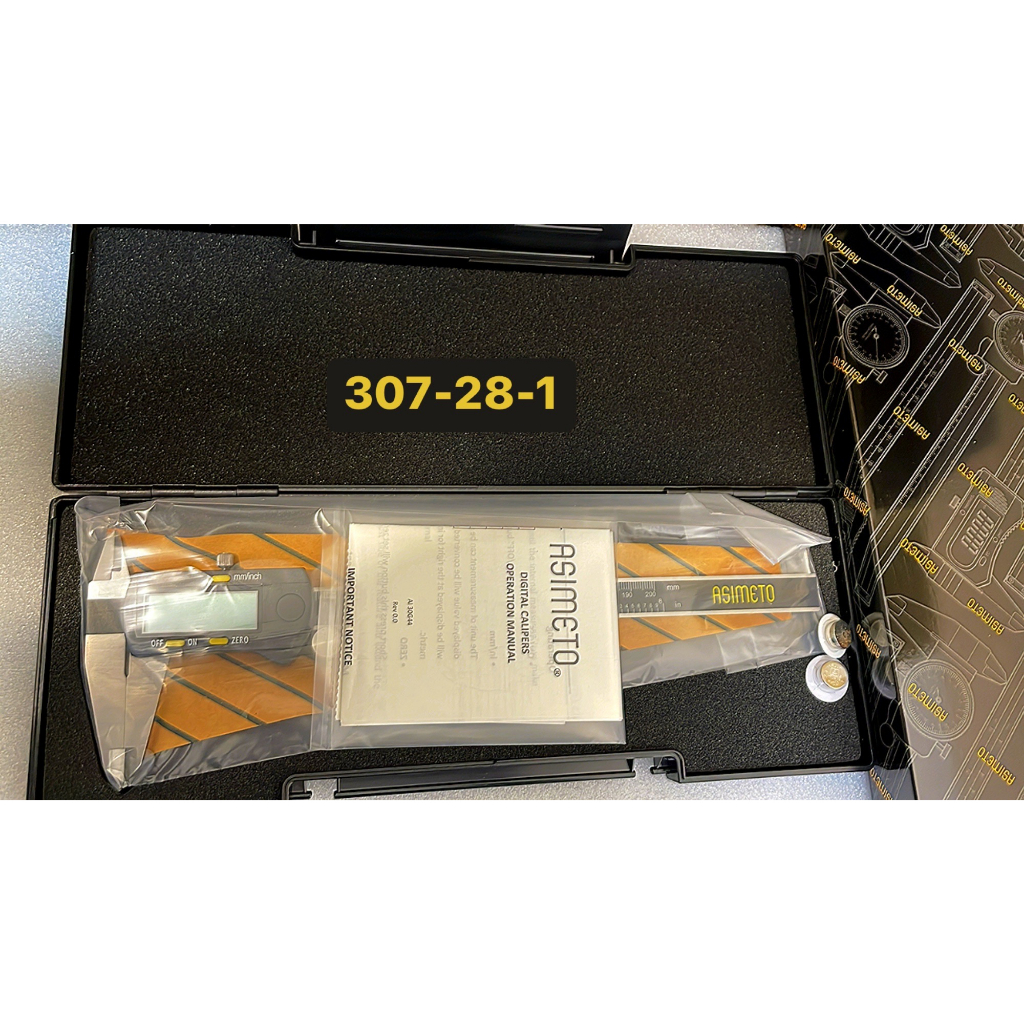 《現貨出貨快》ASIMETO原廠德國安度數位卡尺 (三按鈕) 307系列 | 蝦皮購物