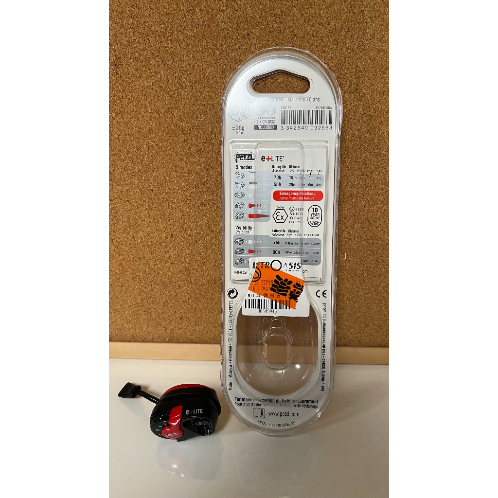 PETZL e+LITE 超輕伸縮頭帶緊急照明頭燈 #E02-P3 | 蝦皮購物