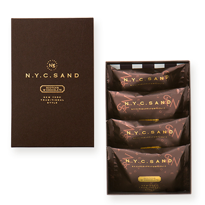 週週採購 日本超人氣N.Y.C SAND 巧克力焦糖夾心餅乾 NYC伴手禮NY CARAMEL SAND | 蝦皮購物