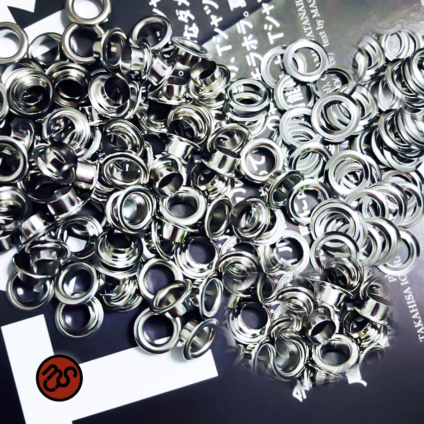 BJIK-6-05 銀色黃銅雞眼扣 400#（常規） | 蝦皮購物