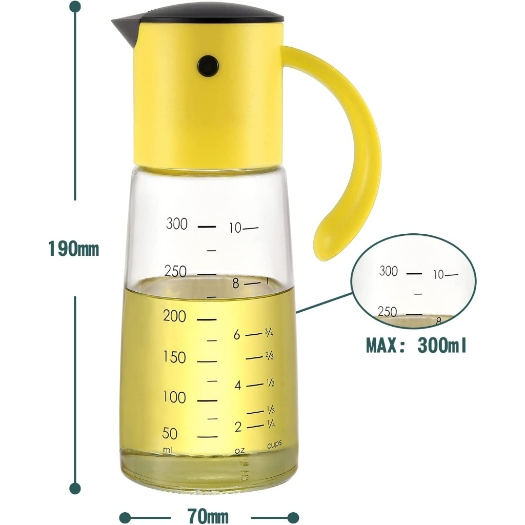 [老陳] VKCHEF 不鏽鋼耐熱玻璃醬油瓶 油瓶 醋瓶200ML 300ML 液體調味料罐 喬遷禮 入厝禮 | 蝦皮購物