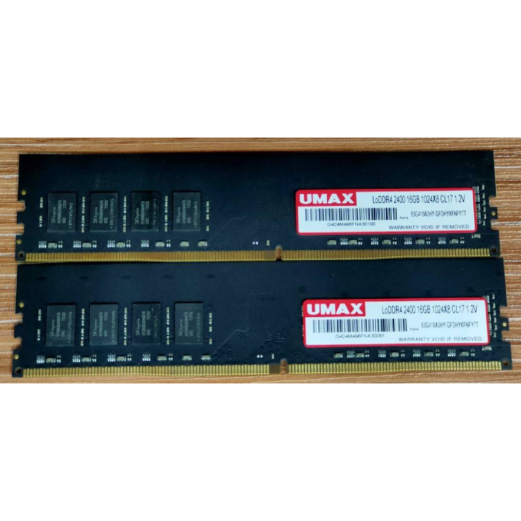 二手 可刷卡 UMAX DDR4 16G 2400 終保 終身保固 桌機 桌上型 記憶體 RAM | 蝦皮購物