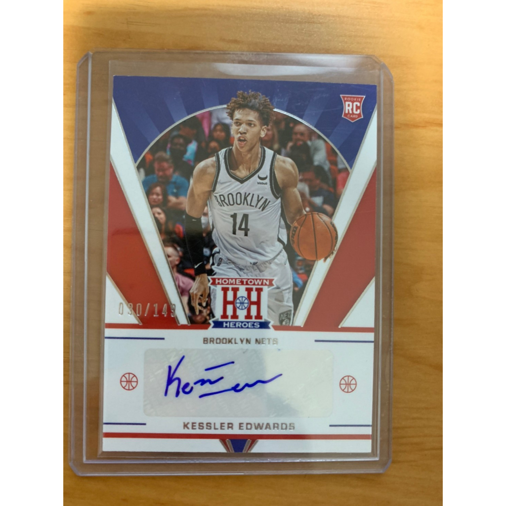 限量149 編年史 KESSLER EDWARDS RC 簽名 新人 籃網 NBA 球員卡 | 蝦皮購物