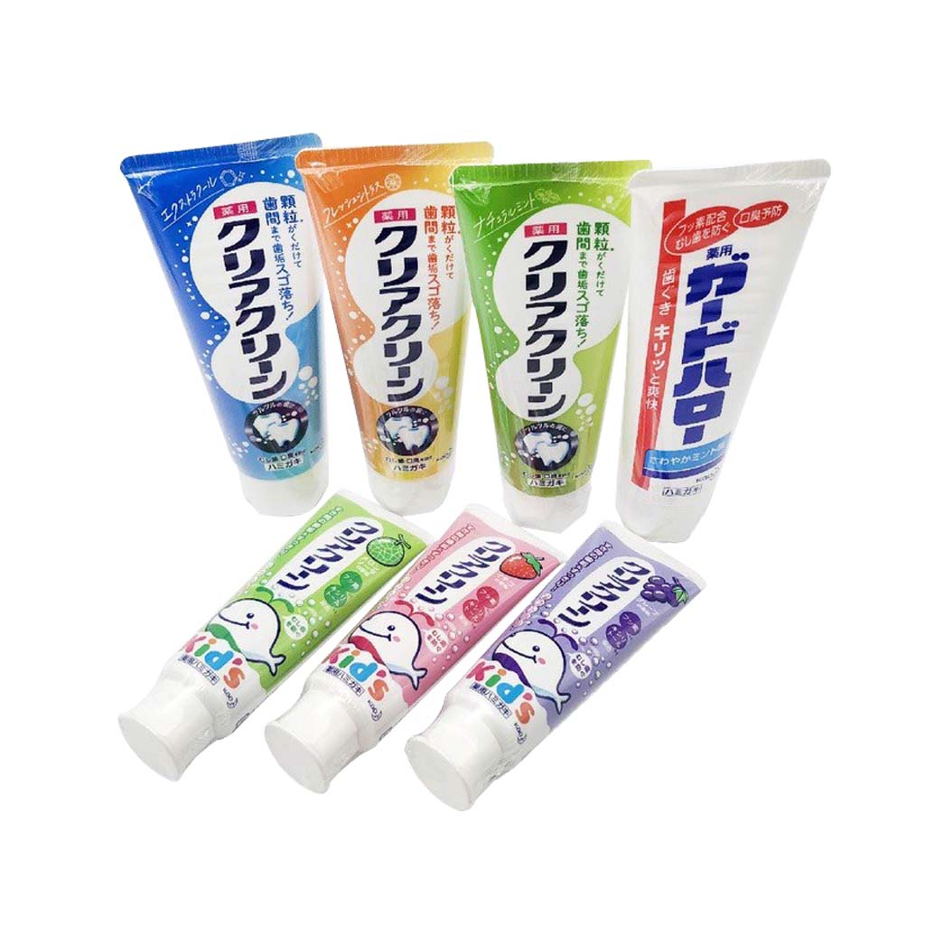 現貨 Kao花王牙膏 護齒165g/ 成人牙膏 清新薄荷/酷涼薄荷/柑橘薄荷 /兒童牙膏 哈密瓜/葡萄/草莓 | 蝦皮購物
