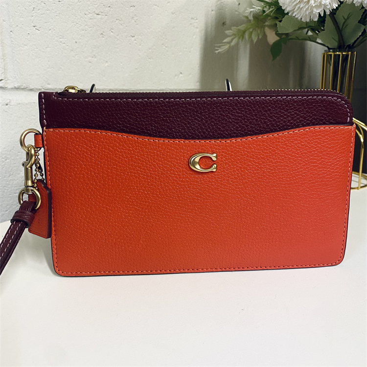 美國代購 Coach C8569 CF992 專櫃款 C標拉鏈手包 女士手拿包 大手拿 | 蝦皮購物