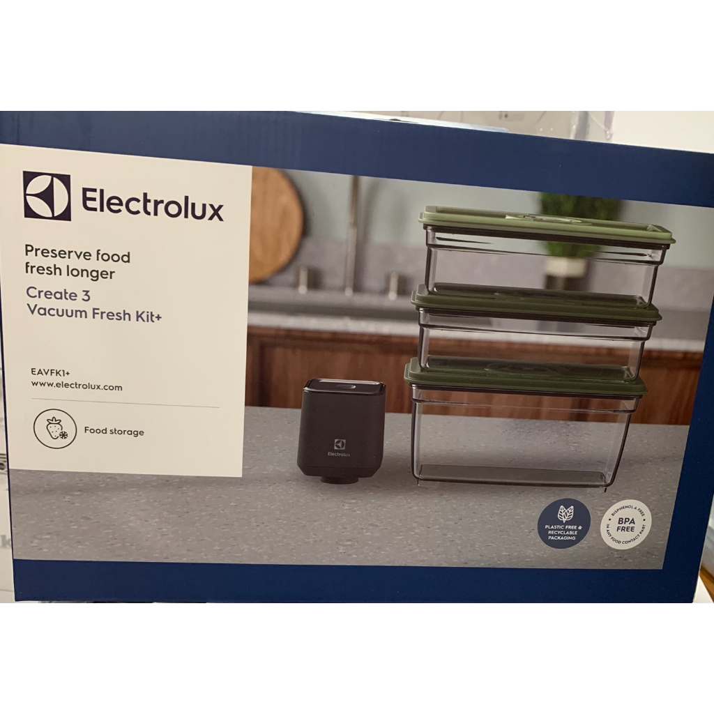 ️富田資訊 含稅附發票【Electrolux 伊萊克斯】CREATE系列USB充電可攜式真空保鮮組 EAVFK1+ | 蝦皮購物