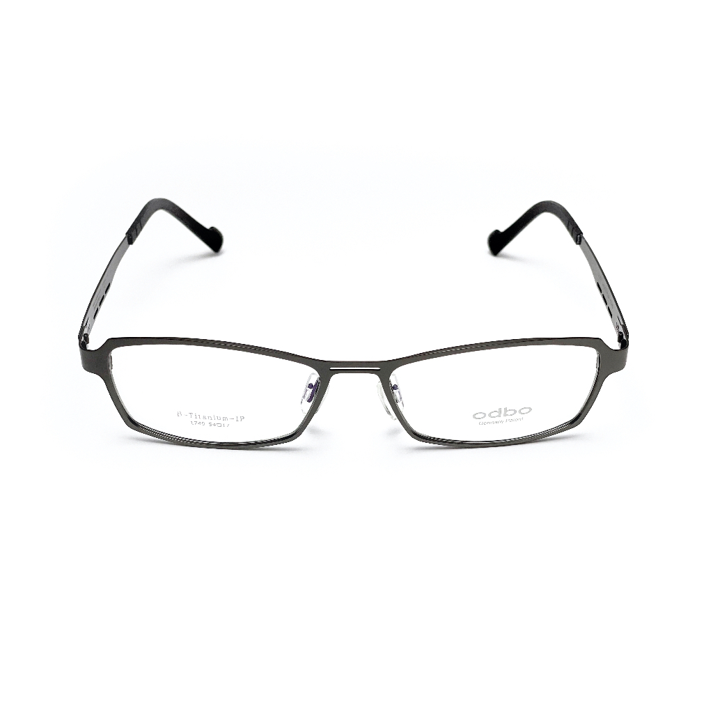 【全新特價】odbo 鈦金屬光學眼鏡鏡框 1749 C2AD 亮槍色 輕量化無螺絲設計 | 蝦皮購物