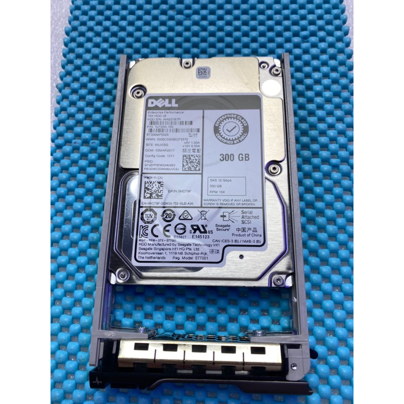 含稅價 DELL 0NCT9F 300GB 15K SAS 12Gbps ST300MP0026 含Tray | 蝦皮購物