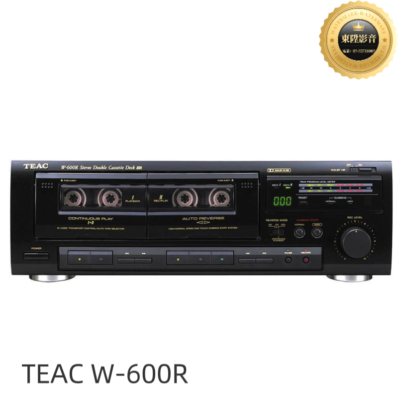 TEAC-型號W-600R 錄音磁帶雙卡座機 | 蝦皮購物