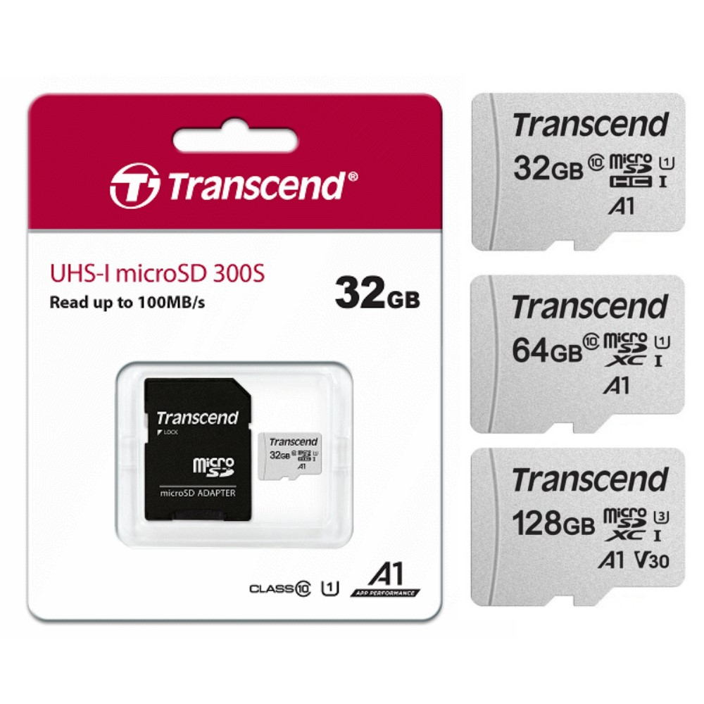 TRANSCEND創見 32G microSD記憶卡 TF 附轉卡 U1 V10 A1 TS32GUSD300S-A | 蝦皮購物