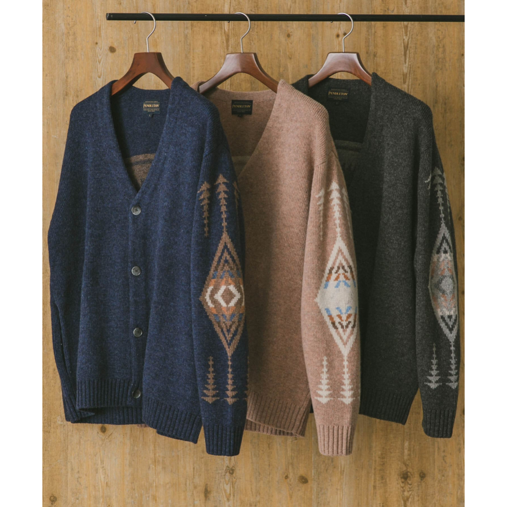 {The PAST} 台北門市 PENDLETON DOORS Harding V-Neck Cardigan 現貨 | 蝦皮購物