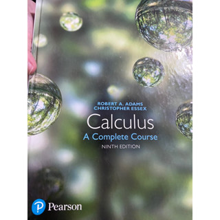 Calculus a complete course 9th edition,Robert A. Adams | 蝦皮購物