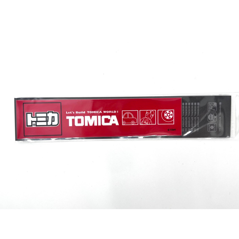 補貨到！日本製 正版 TOMICA 抗UV 防水 Logo貼紙 行李箱貼紙/安全帽貼紙/筆電貼紙/滑板貼紙 | 蝦皮購物