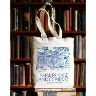 [現貨] [Shakespeare and Company] Tote Bag 法國 莎士比亞書店 帆布包 帆布袋 | 蝦皮購物