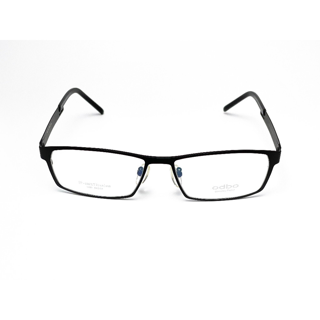 【全新特價】odbo 鈦金屬光學眼鏡鏡框 1180 C1 消光黑 輕量化無螺絲設計 | 蝦皮購物