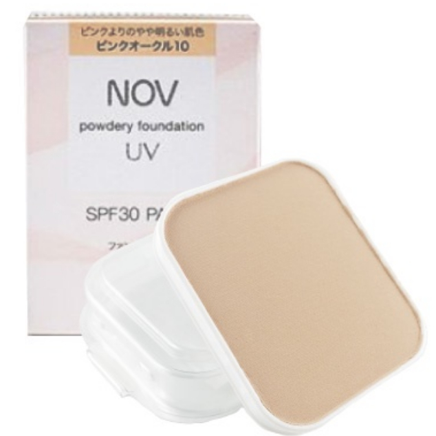 【藥師優選】NOV娜芙 防曬粉餅SPF30PA＋＋＋ 12g (PO-10粉嫩色/OC-10亮膚色/OC-20自然膚色) | 蝦皮購物