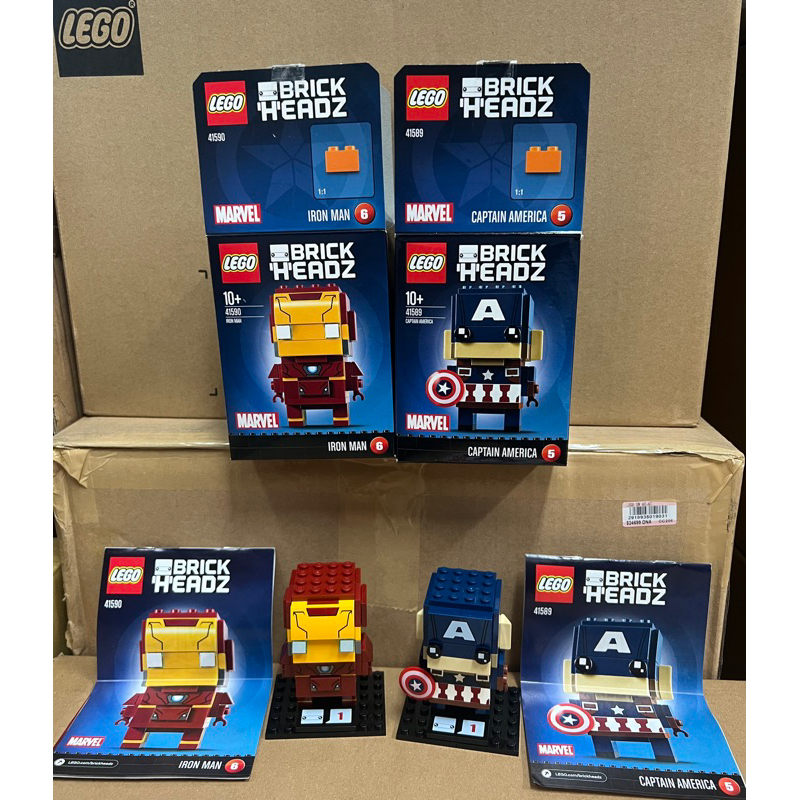 《蘇大樂高賣場》LEGO 41589 41590 鋼鐵人 美國隊長(二手)大頭 | 蝦皮購物