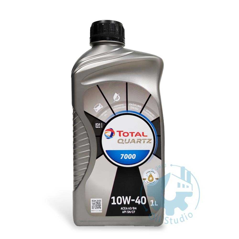 《油工坊》【整箱12罐】TOTAL QUARTZ 7000 ENERGY 10W40 合成機油 SN 229.3 | 蝦皮購物