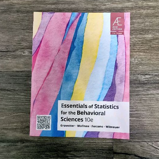 全新Essentials of Statistics for the Behavioral Sciences 10e | 蝦皮購物