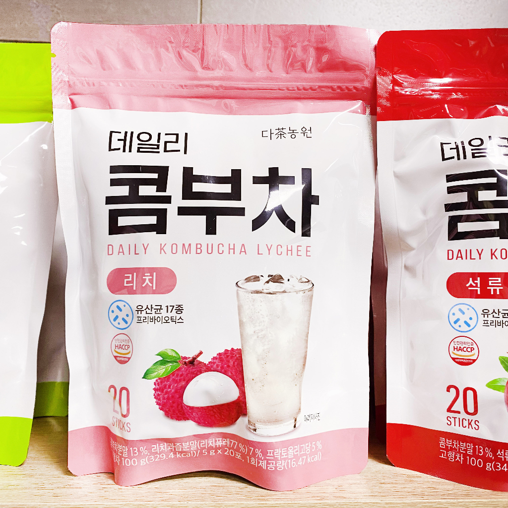 特價 韓國 DaNongWon 康普茶(1袋20入) 紅石榴/莓果/檸檬/百香果/葡萄柚/蘋果/水蜜桃/荔枝【鯨奇嚴選】 | 蝦皮購物