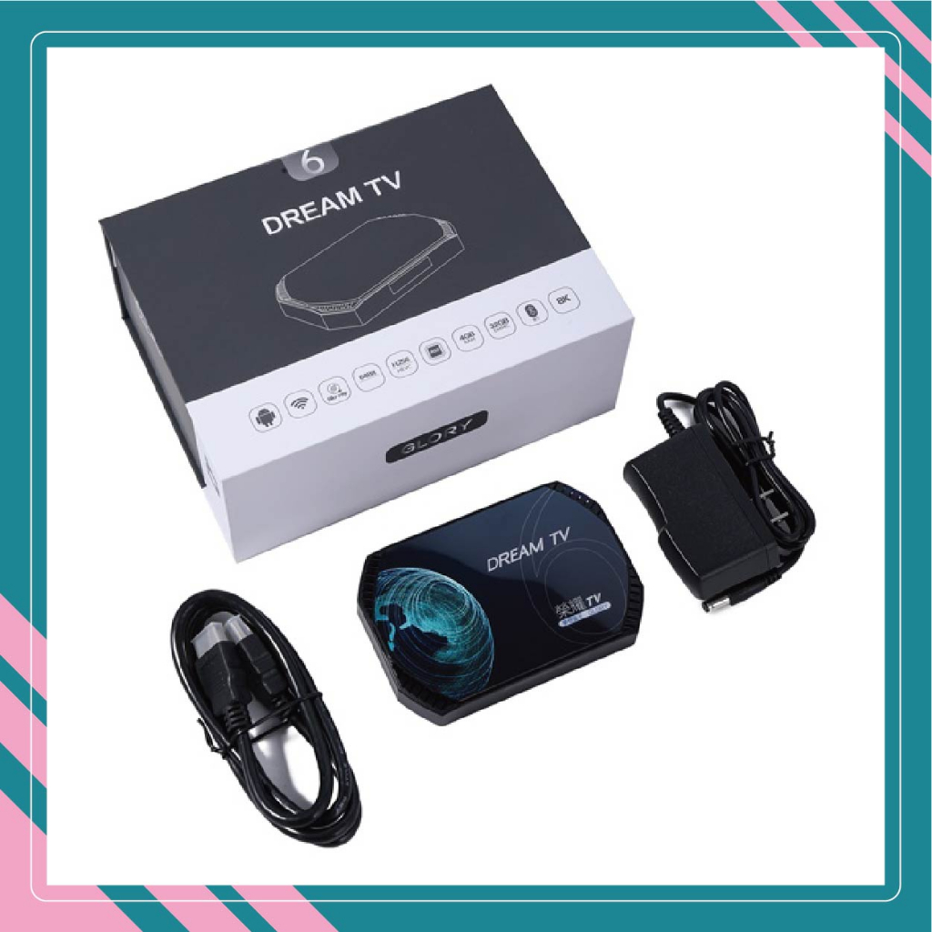 夢想盒子六代 榮耀 DreamTV 數位電視盒 藍芽語音遙控器 現貨供應 實體經銷商 服務有保障 | 蝦皮購物