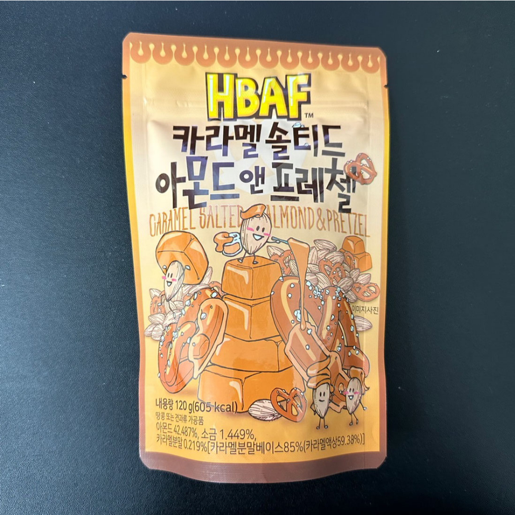 台灣現貨 大包 HBAF 190g 210g 韓國杏仁 大包 中包 40g大隨身包 多種口味! 杏仁果 花生 | 蝦皮購物