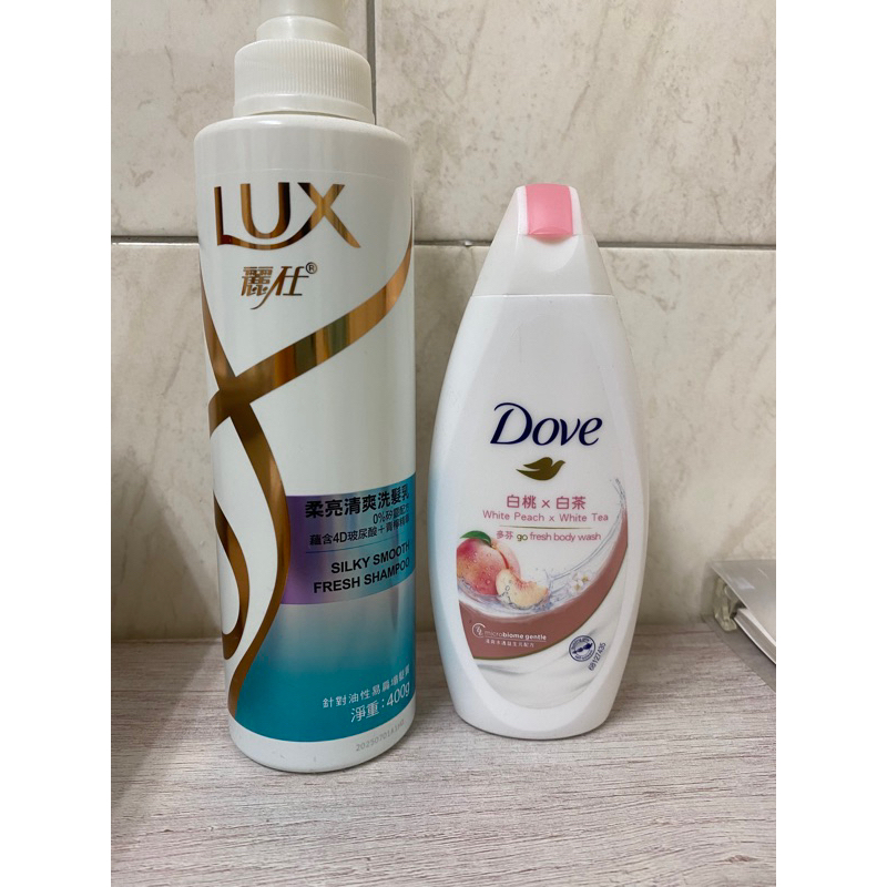 麗仕 Lux柔亮清爽洗髮精 400g++送多芬桃悅水透沐浴乳 | 蝦皮購物