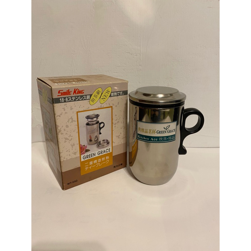 【JINQ小舖】 Green grace不銹鋼品茗杯 附茶網杯 | 蝦皮購物