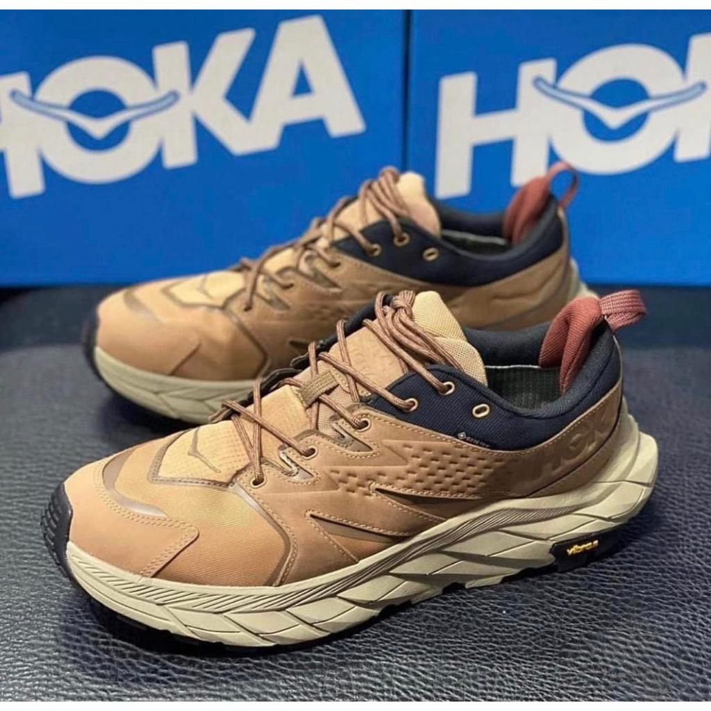 現貨 HOKA ONE ONE Anacapa Low GTX 男 健行 登山鞋 黃棕/黑 HO1122017TEBC | 蝦皮購物