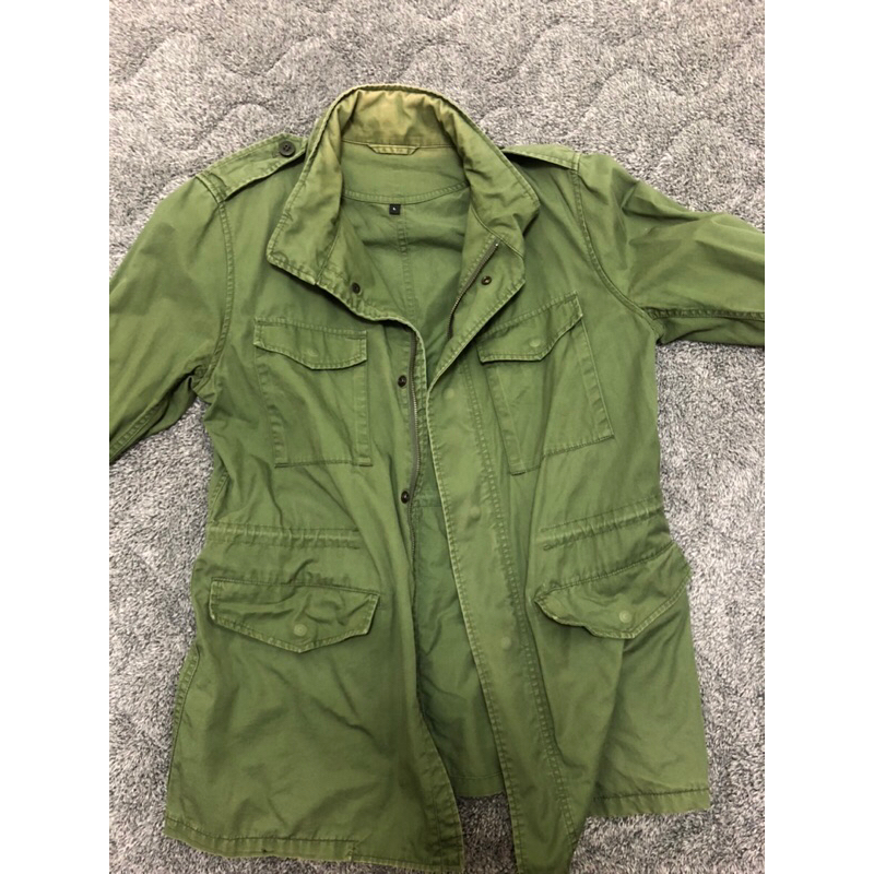 無印良品 muji 軍綠 M65 軍裝外套 尺寸：L | 蝦皮購物