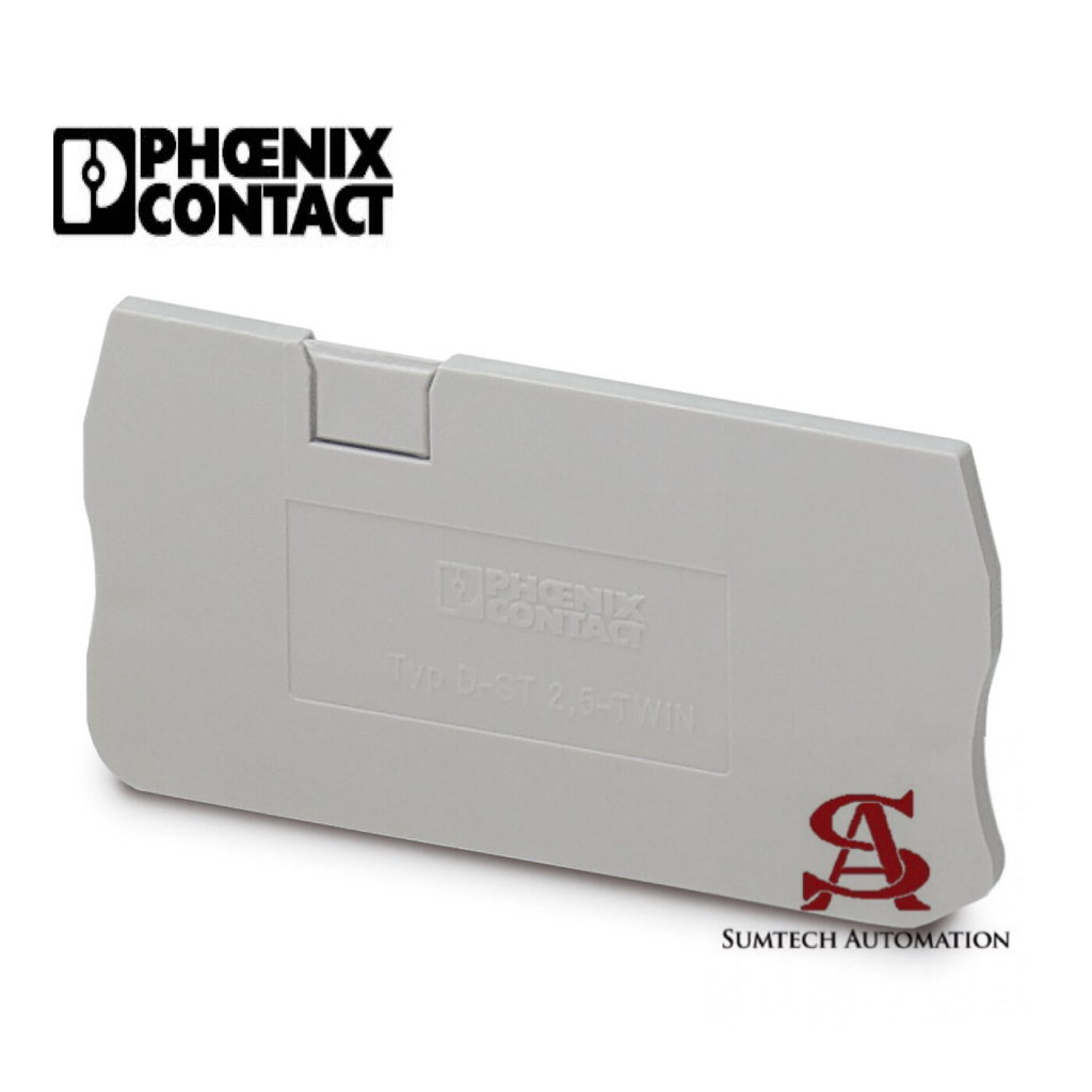 端子台 D-ST 2,5-TWIN 側蓋 端板 3030488 PT2.5-TWIN Phoenix 菲尼克斯 | 蝦皮購物